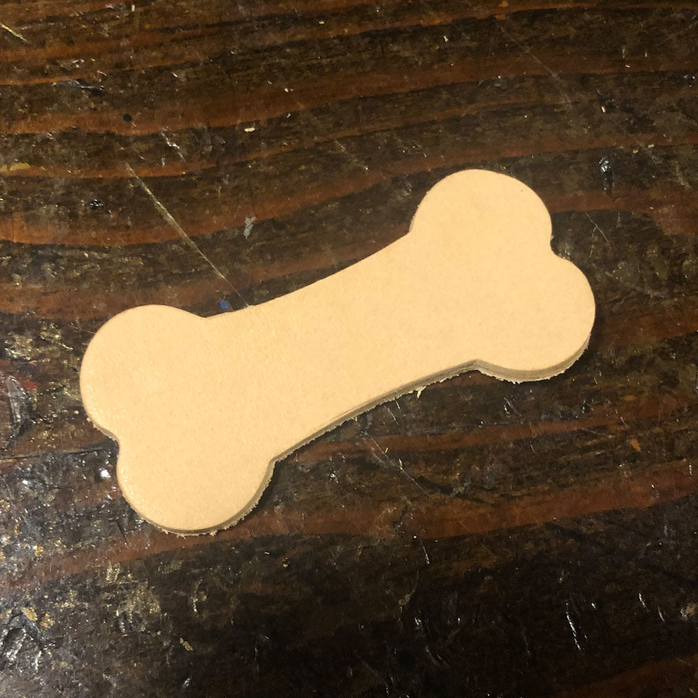 Leather Dog Bone Shaped Blanks - 96mm X 42mm - 7/8 Oz. Veg Tan ...