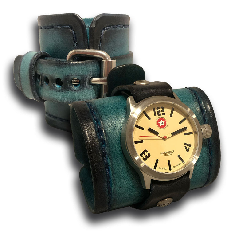 Leather Cuff Watches, Watch Bands & Cuffs by Rockstar Leatherworks