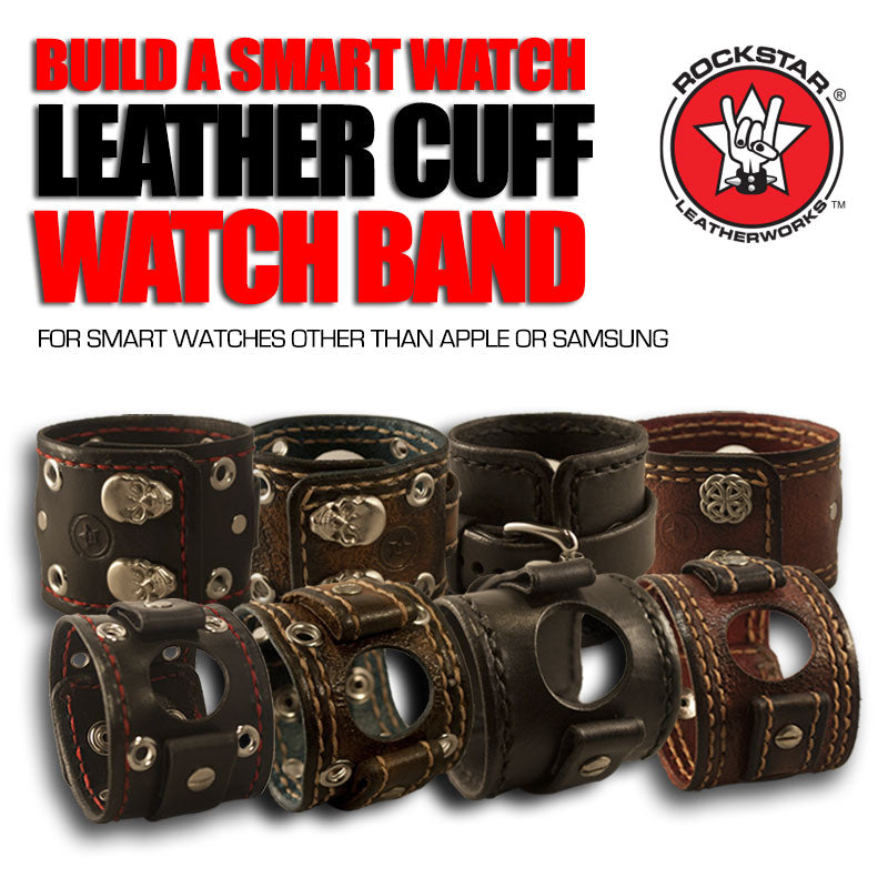 Design & Create a Smart Watch Leather Cuff Watch Band - Rockstar ...